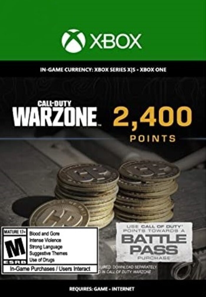 Comprar 2,400 Call of Duty: Warzone Points XBOX LIVE Key GLOBAL
