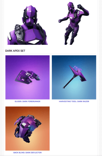 Buy Fortnite: Dark Vertex Bundle + 2000 V-Buck cheaper | ENEBA